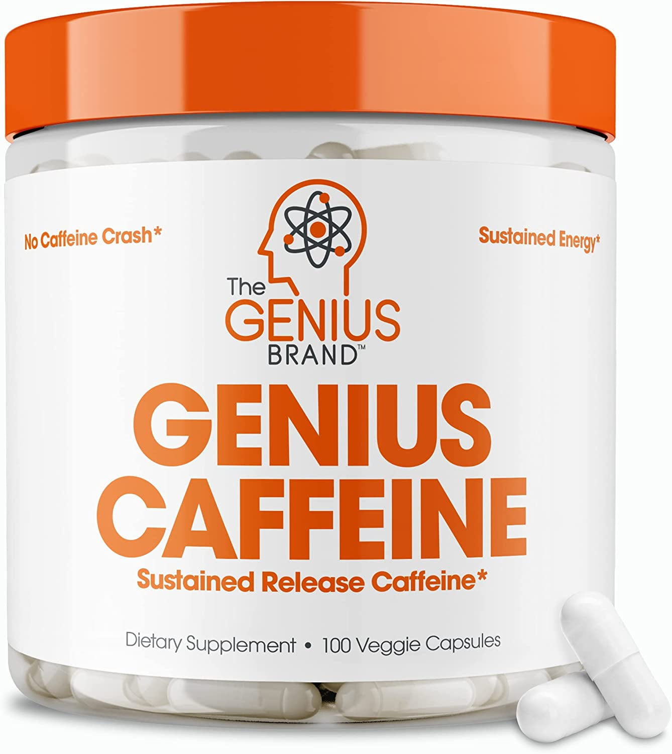 Caffeine Pills Sustained Energy and Focus Supplements with Zero Crash ...