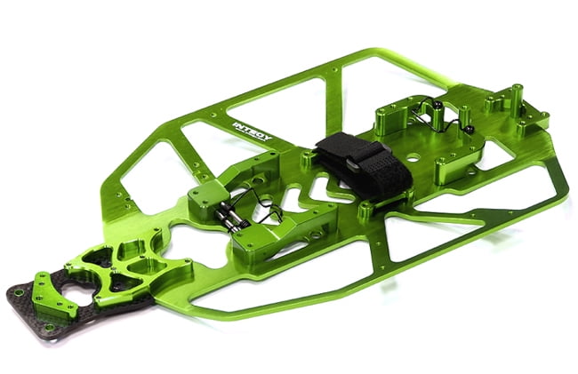 Integy RC Toy Model Hop-ups T8091GREEN Alloy Chassis Conversion Set for ...