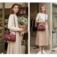 Bag for Women Top Handle Handbag Leather Crossbody Bag with Adjustable ...