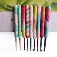 9Pcs Ergonomic Crochet Hook Ergonomic Handle Crochet Hook for Beginner ...