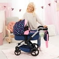 Bayer Design Doll Pram Xeo - Blue/Pink Stars - Fits Dolls up to 18 ...