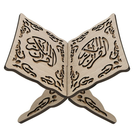 ANGGREK Muslim Stand,Vintage Quran Folding Stand Wooden Carved Muslim ...