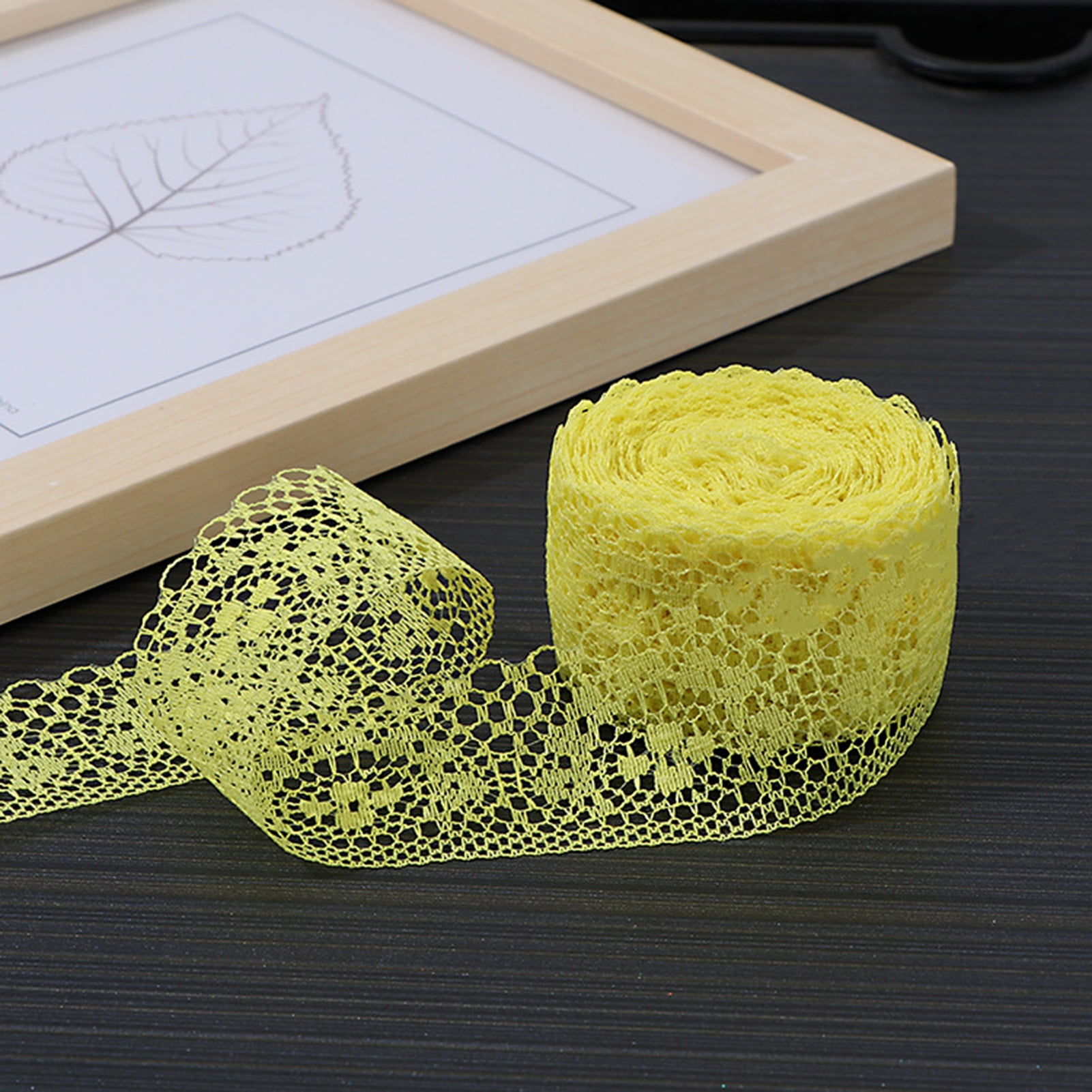 Bobasndm Lace Ribbon Lightweight 1 Roll Fine Texture Wide Application ...