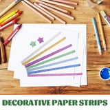 140pcs Star Paper Strips Star Folding Paper Strips Colored Paper Star ...