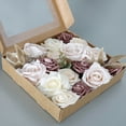 Elegant Pink Roses Flower Gift Box Festival Flower Gift Holders ...