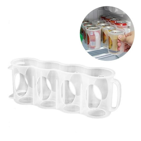 xinxixnxx Kitchen Refrigerator 4 Hole Beer Storage Box Beverage Holder ...