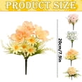 8In Watermelon Red Elegant Artificial Rose Hydrangea Mixed Small ...