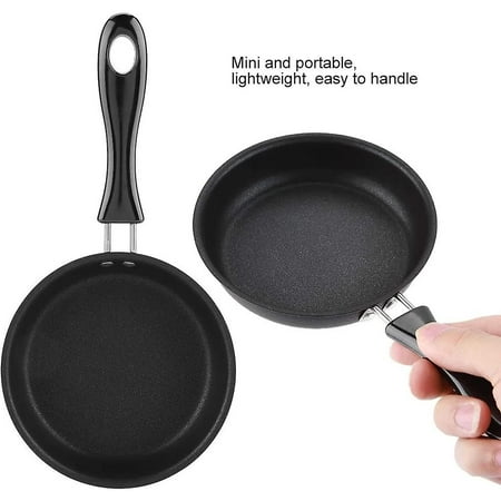 Mini Frying Pan, 12 Cm, Iron Pan, Non-stick Coating, With Handles ...