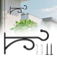 6/8/11 In Metal Plant Hangers Outdoor, Plant Brackets for Hanging ...
