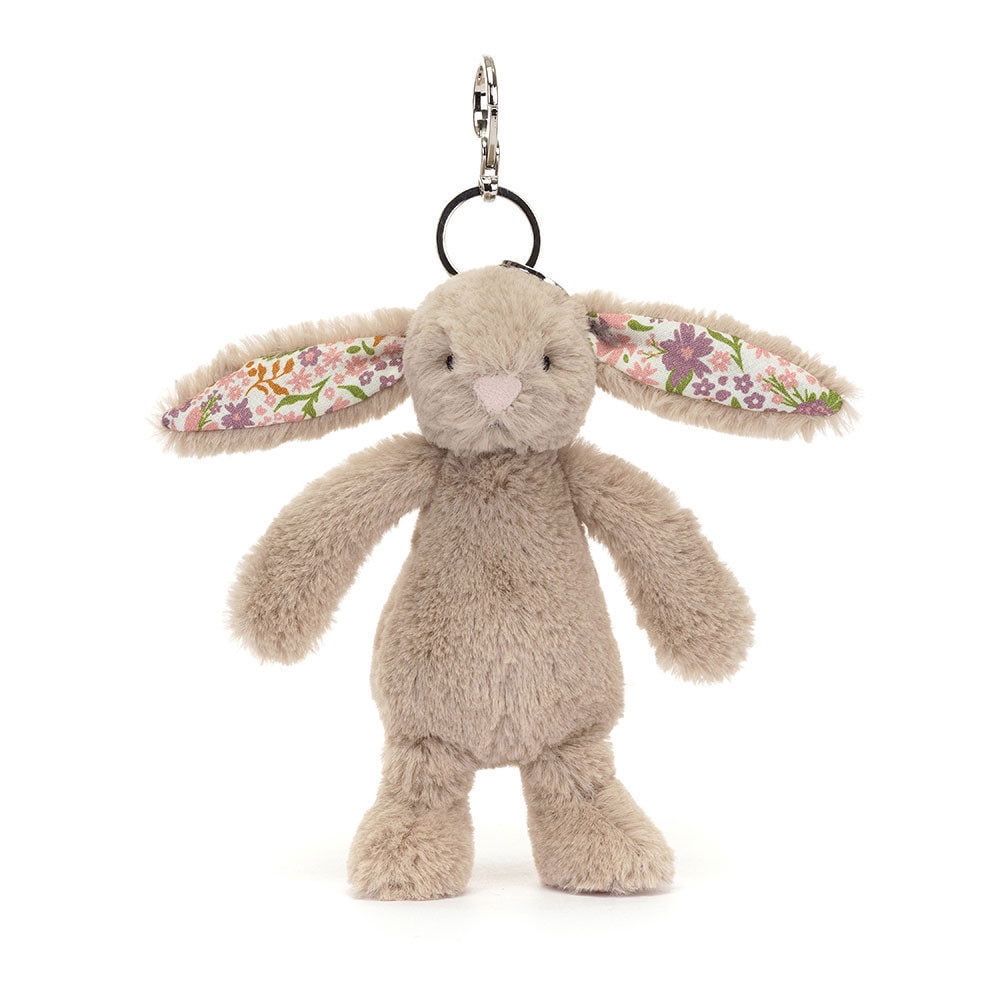 Click here for Jellycat Bashful Beige Bunny Floral Bag Charm  Bei... prices
