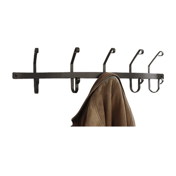 Drakestone Modern Mid-Century Solid Natural Wood Rustic Coat Rack with ...