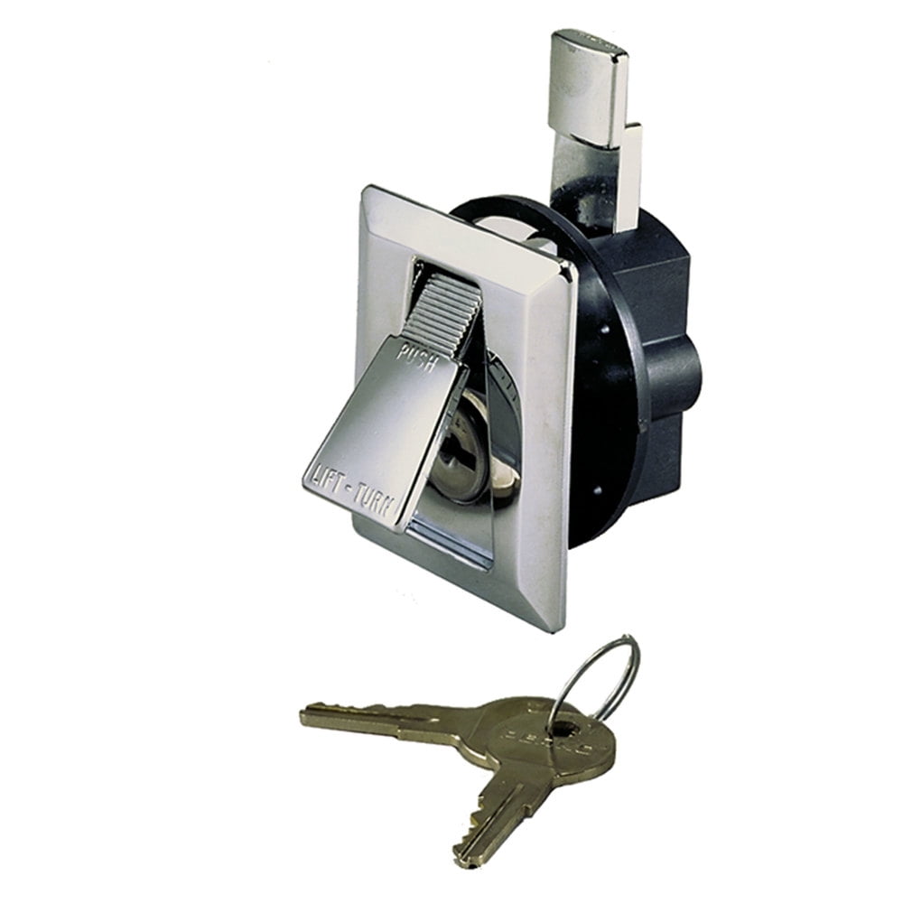 Perko 0921DP0CHR Flush Lock & Latch with 2 Keys - Walmart.com