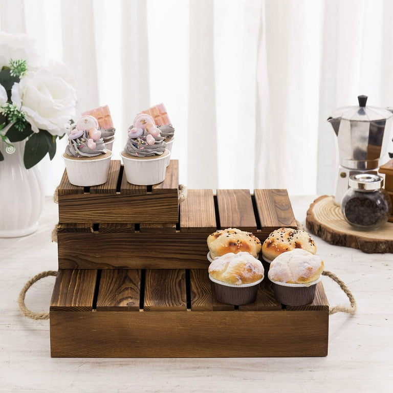 Wood Buffet Risers