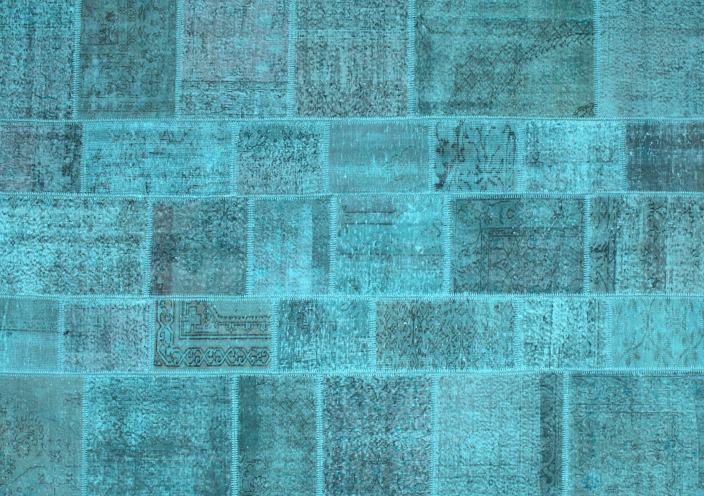 Ahgly Company Indoor Rectangle Patchwork Light Blue Transitional Area ...