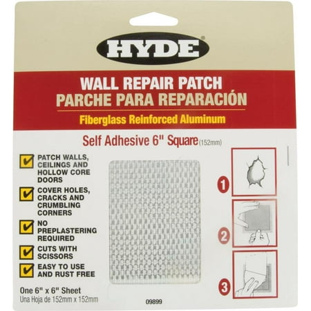 6-Inch Self-Adhesive Aluminum Drywall Patch - Walmart.com