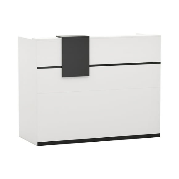 White Modern Reception Desk