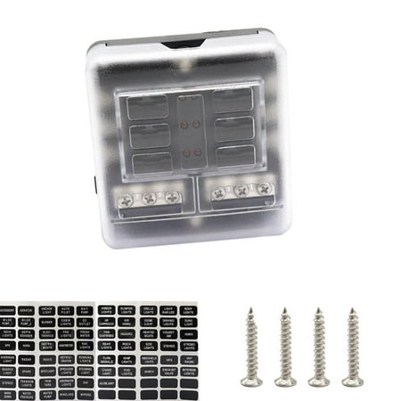 Fuse Block W/Negative - Fuse Box with LED Light Indication & Protection ...