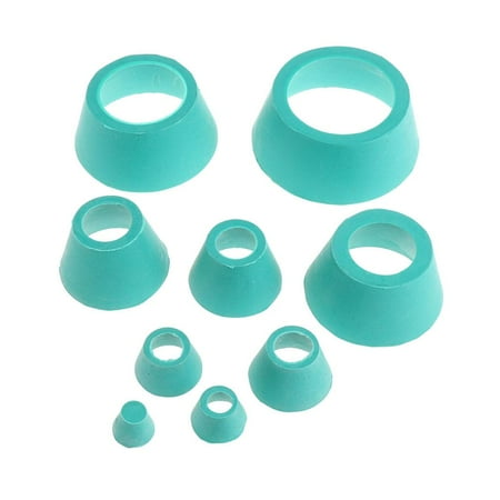 Pack of 9 Pieces Tapered Neoprene Filter Adapter Cones for Filtration ...