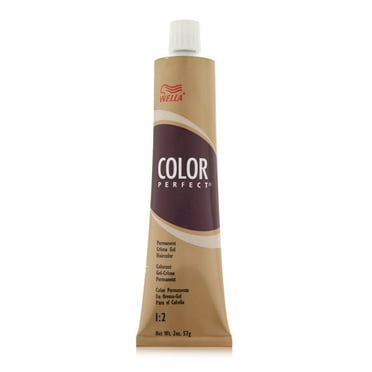 Color Perfect Permanent Creme Gel Haircolor - 4N Medium Brown by Wella ...