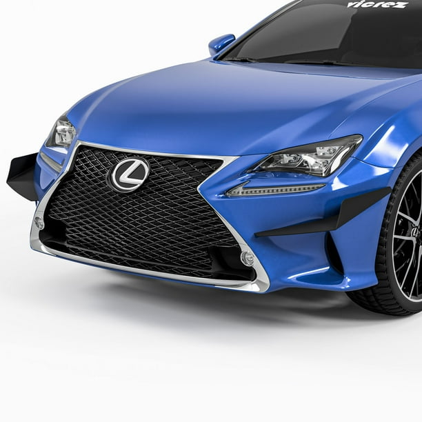 Vicrez CR1 Front Bumper Canards vz102249 | Lexus RC350 F Sport 2015 ...