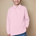 CAUYDY Kids Boys Henley Shirts Cotton Long Sleeve Crewneck T-Shirts ...