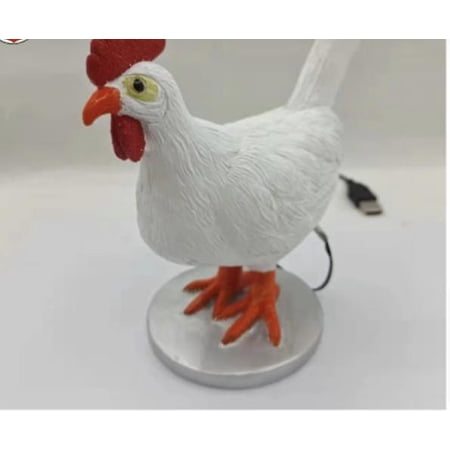 Chicken Egg Lamp Rooster Table Lamp, 3d Led Night Lights, Lifelike ...