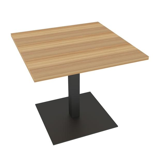 34" Small Square Table Square Metal Base Conference Room Breakroom ...