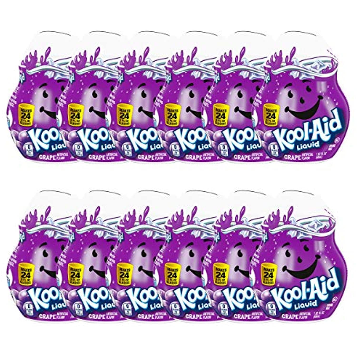 Kool Aid Grape Liquid Concentrate Drink Mix, 1.62 Fluid Ounce -- 12 Per ...