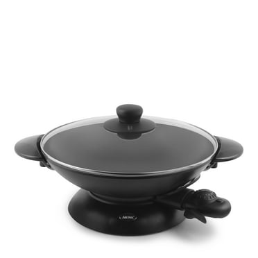 Presto 05900 Stainless Steel Electric Wok for Quick, Uniform Stir-Fry ...