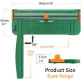 Firbon Green A4 Paper Cutter 12 Inch Titanium Straight Paper Trimmer ...