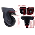 1 pair A35 Replacement Luggage Wheels Repair Accessories Luggage Mute ...