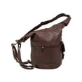 Womens Leather Backpack Purse Sling Shoulder Bag Handbag 3 In 1