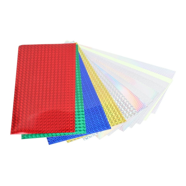 Fish Scales Tape Sticker, 12Pcs Mixed Color Adhesive Film Refit ...