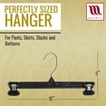 Mainetti 6012 Adult Plastic 1-Tier Skirt & Clothes Hangers, 200 Count ...