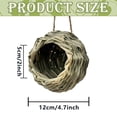 HomelyJoy Hanging Hummingbird Nest House for Outside, Hand Woven ...