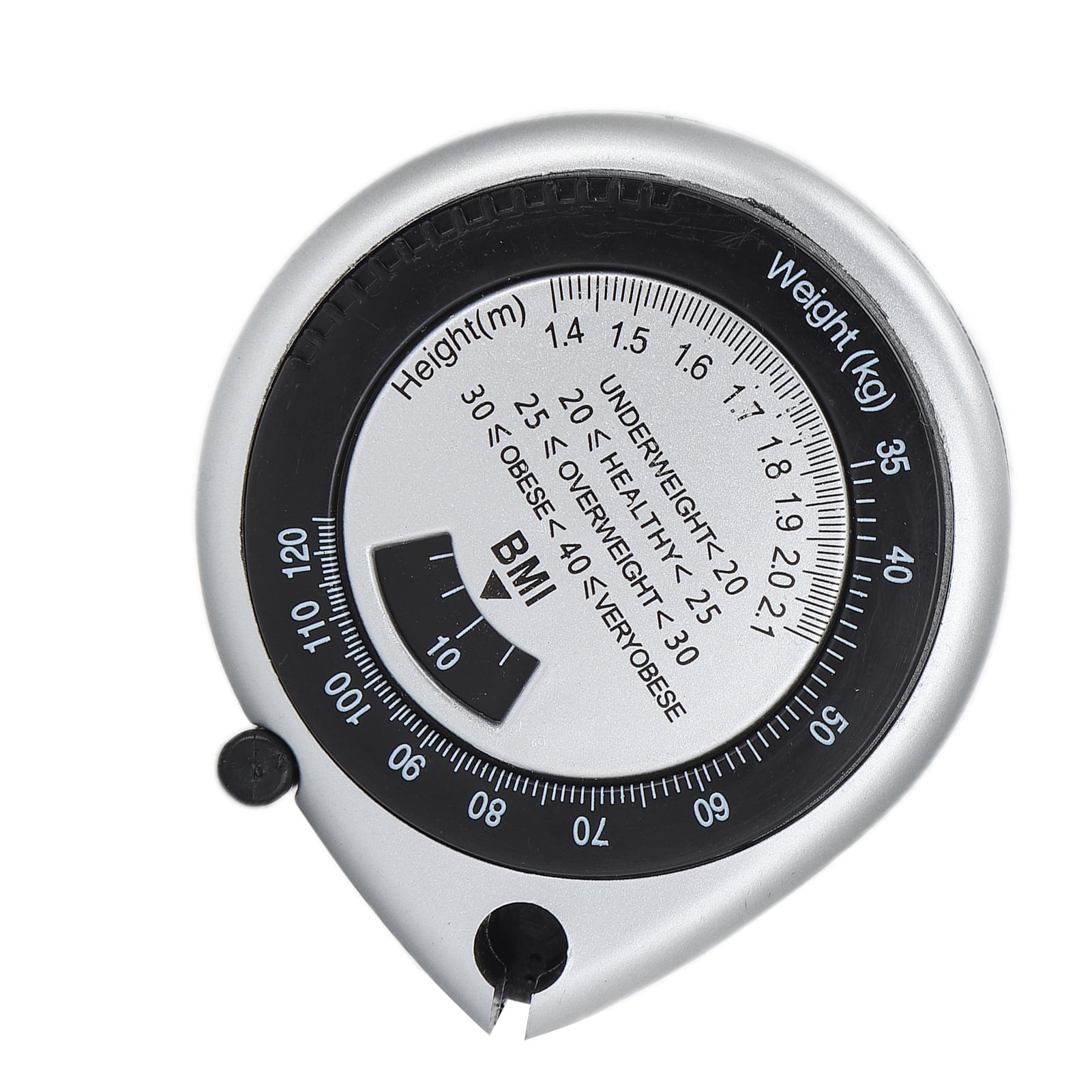 Body Fat Caliper Tape, Double Scale Waist Fat Measuring Tape Accurate ...