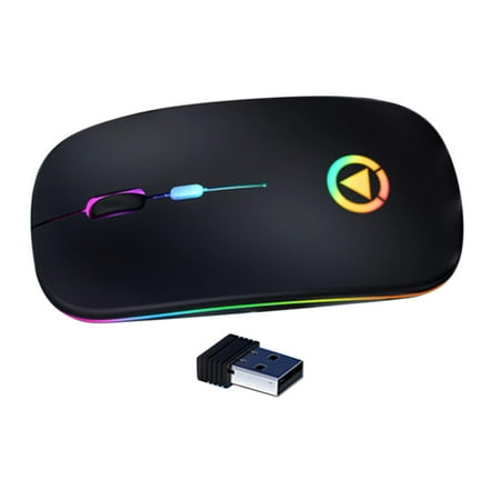 2.4G USB Wireless Mice Mouse for Laptop PC Desktop Universal Black ...