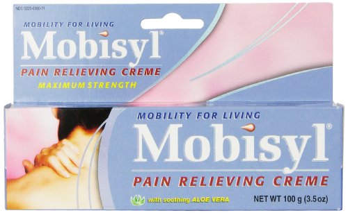 Mobisyl Pain Relieving Creme with Soothing Aloe Vera, 3.5-Ounce Tube ...