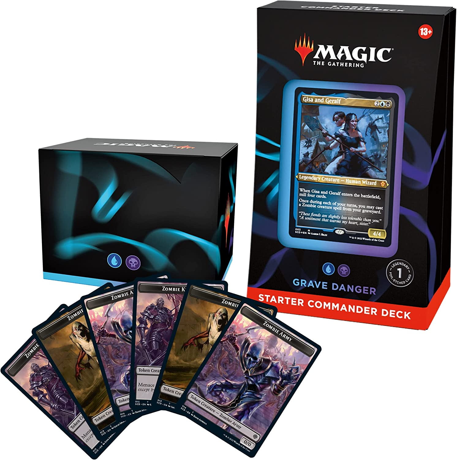 Magic: The Gathering Starter Commander Deck – Grave Danger (Blue-Black ...