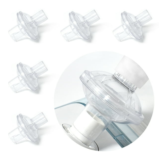 6 Packs Fit InLine CPAP Bacterial Filter for Philips & for Resmed 22MM ...