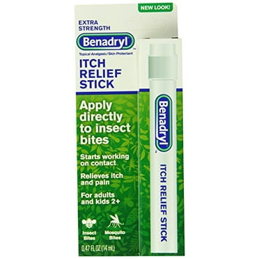 Benadryl Extra Strength Itch Relief Stick, Travel Size, 0.47 fl. oz - Walmart.com