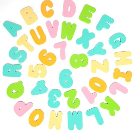 IGUOHAO Safe & Soft ABC 123 Foam Bath Letters & Numbers - Magically ...