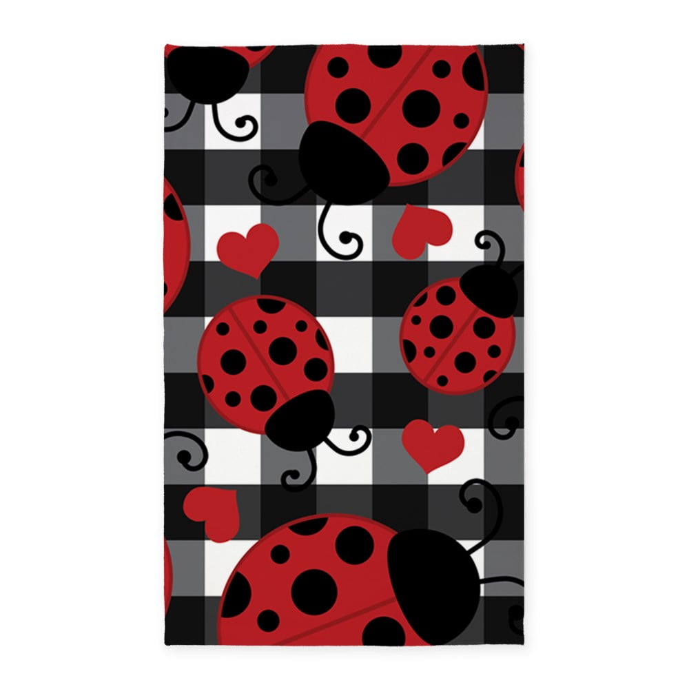 CafePress - Ladybug Lover - 3'x5' Decorative Area Rug, Fabric Throw Rug ...
