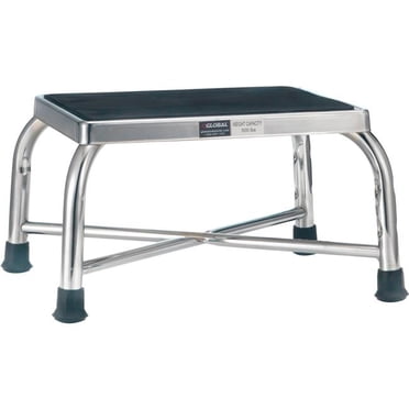 eHemco 2-Step Heavy-Duty Safety Metal Stool with 1100 lb. Load Capacity ...