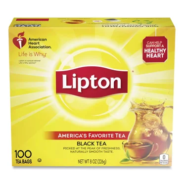 Lipton Black Tea Bags (Pack of 3) - Walmart.com