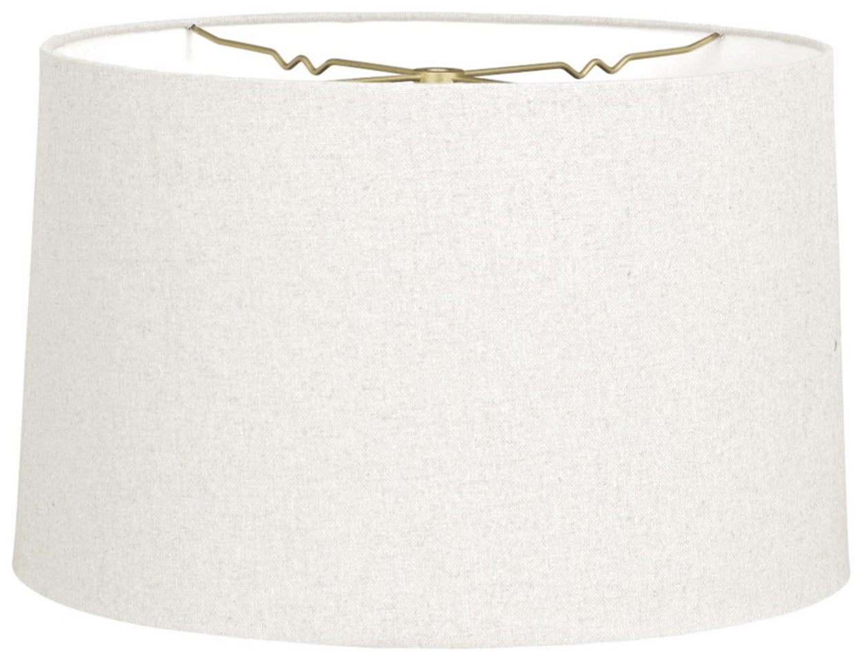 Royal Designs, Inc. 18 inch Shallow Drum Hardback Lamp Shade, Linen ...
