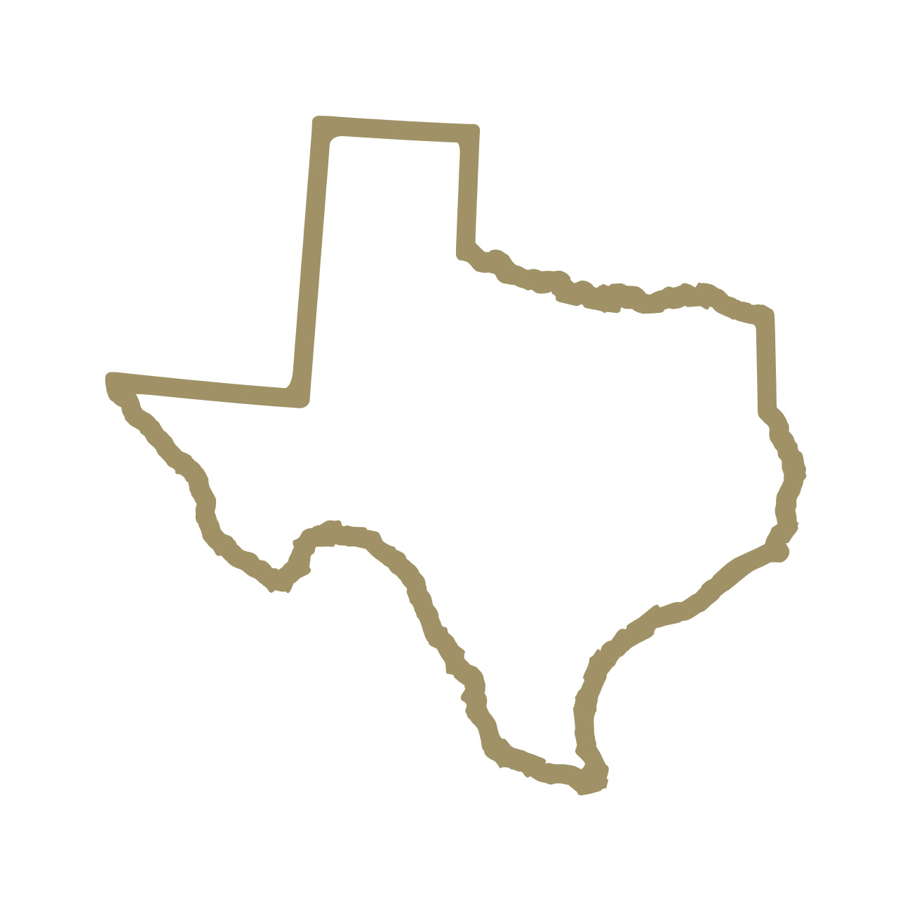 Texas Outline Sticker Decal Die Cut - Self Adhesive Vinyl ...