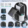 Backpack for PS5/ Slim/ Console, Full Protection PS5 Carrying Case ...