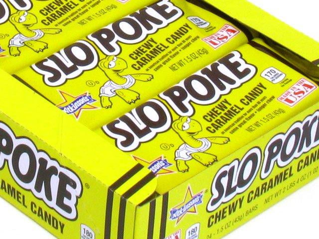 SLO POKE Chewy Caramel Candy 1.5oz 24 Count - Walmart.com - Walmart.com