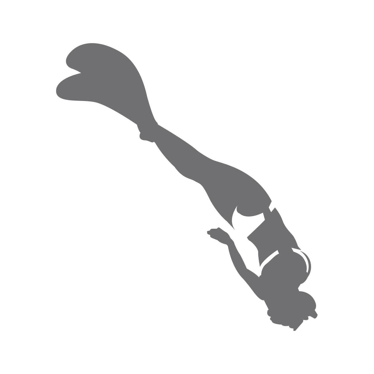 Woman Freediving Sticker Decal Die Cut - Self Adhesive Vinyl ...